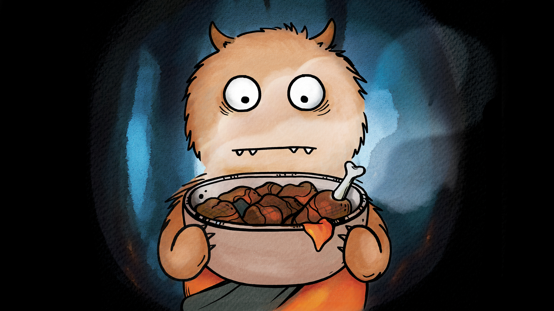 Hungry Little Monster - Pixel Dreams